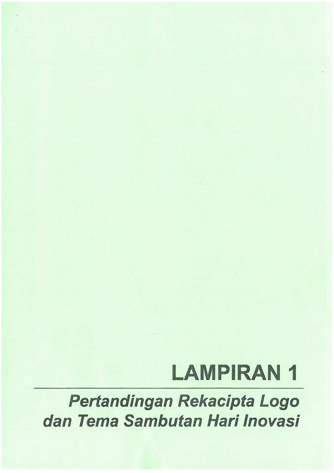 PERTANDINGAN REKACIPTA LOGO TEMA HARI INOVASI JPBD 2013 | Portal Rasmi ...