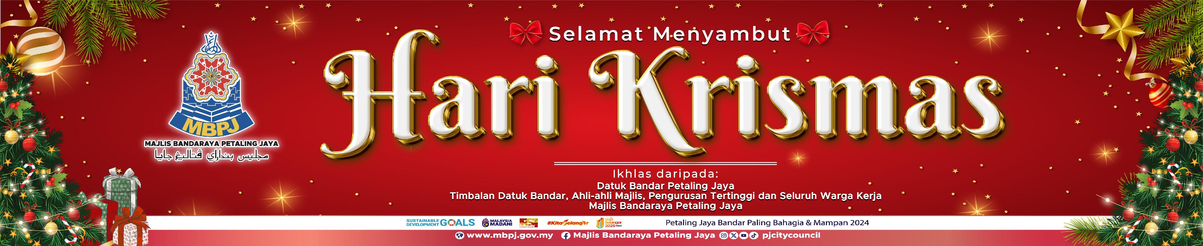 Banner Krismas 2024 | Official Portal of Petaling Jaya City Council (MBPJ)