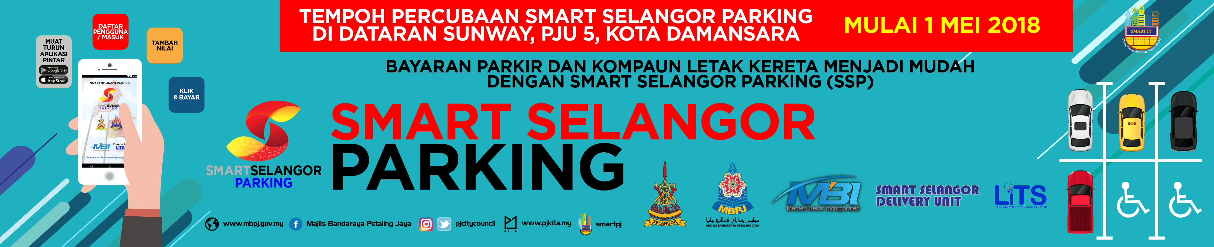 Banner Smart Parking Selangor | Portal Rasmi Majlis Bandaraya Petaling ...